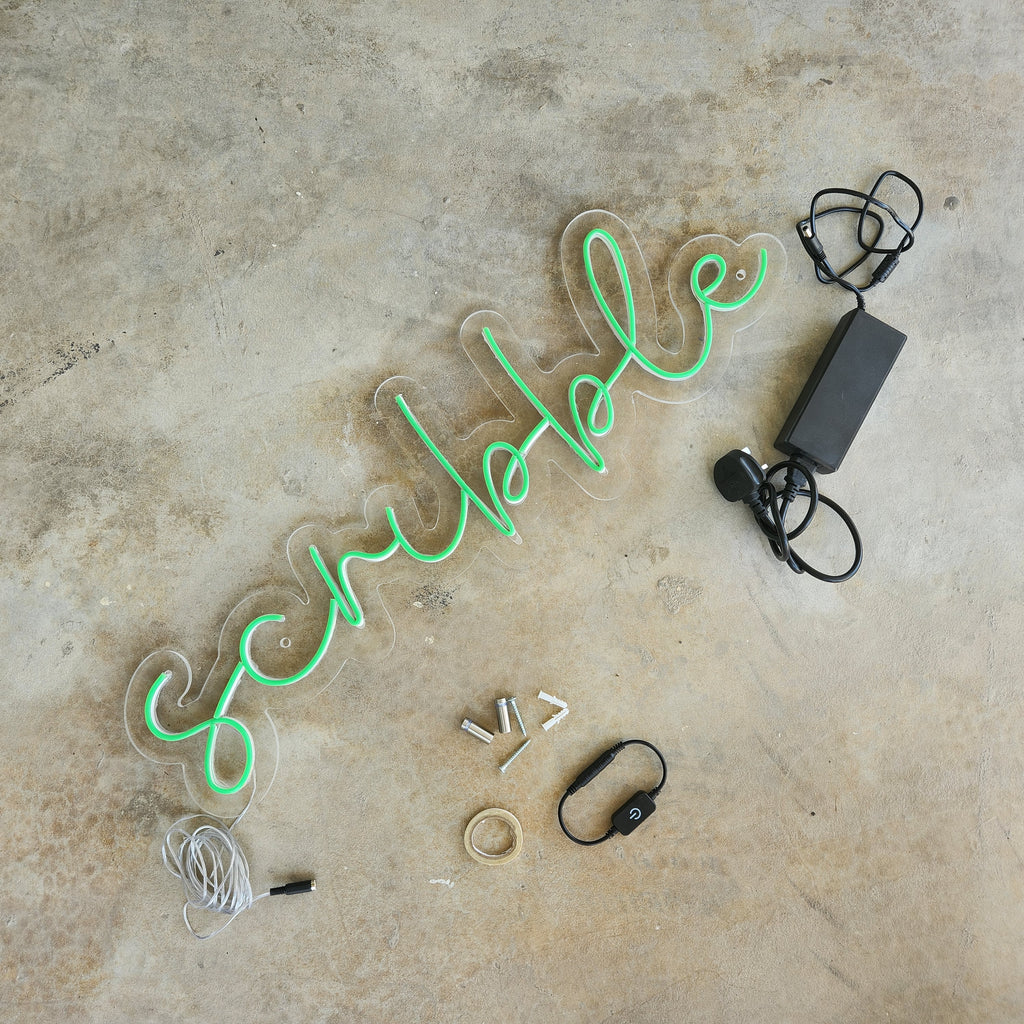 Installation – Scribble - LED Neon signage