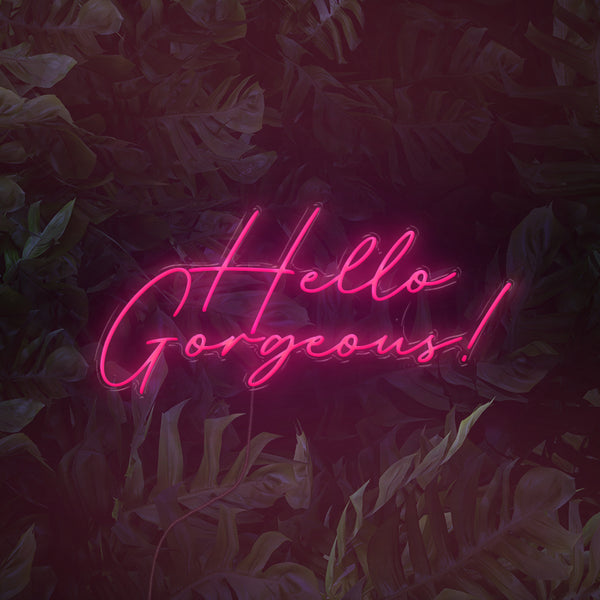 Hello Gorgeous Neon Signage – Scribble - LED Neon signage