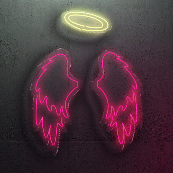 Angel Neon Signage – Scribble - LED Neon signage